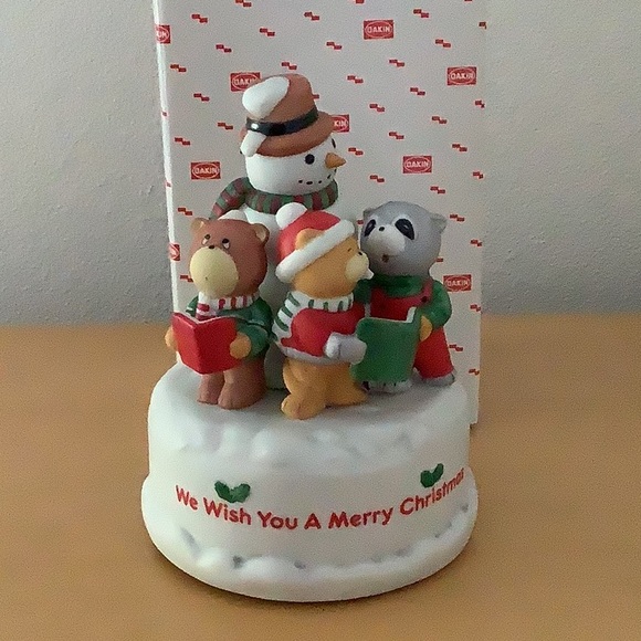Dakin and Company | Holiday | 984 We Wish You A Merry Christmas Ceramic ...